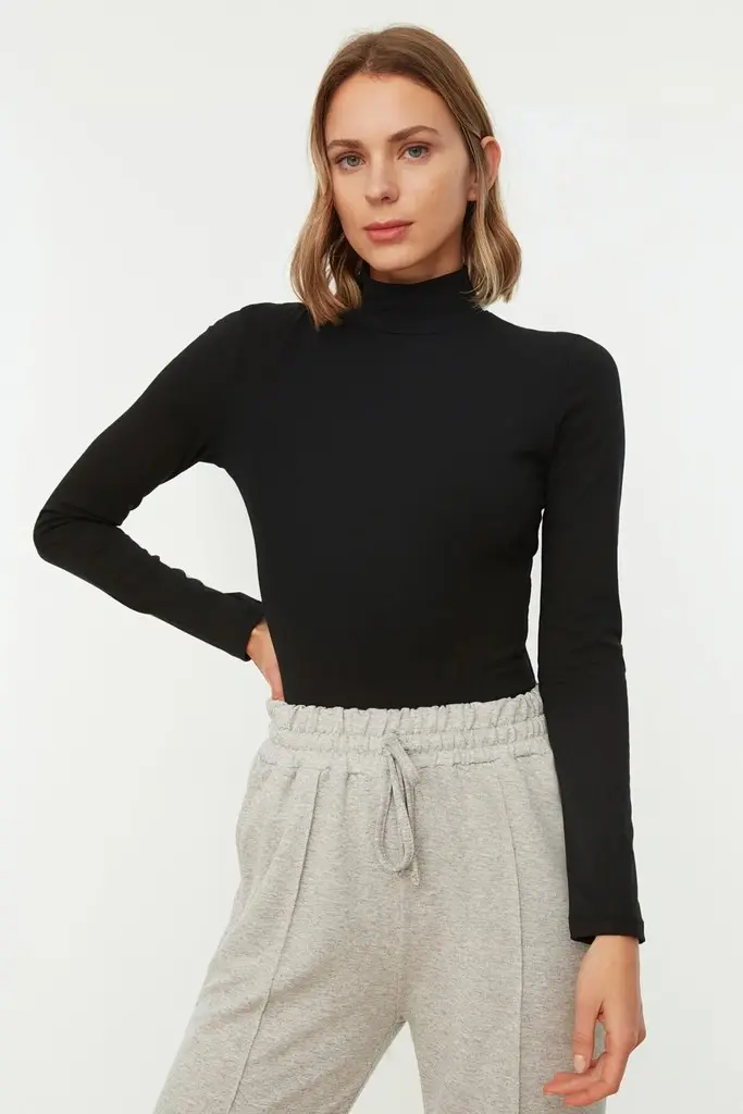 Trendyol Milla Ženski bodiTWOAW21BD0008, Crna