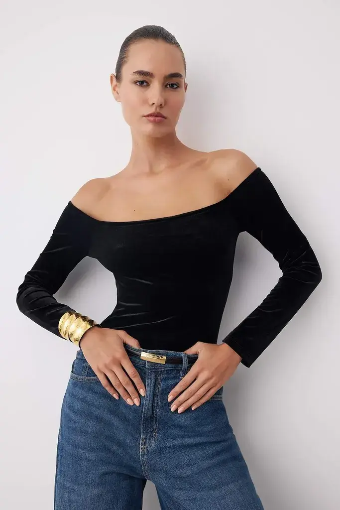 Trendyol Milla ženski body Tpraw26Bd00015, crna