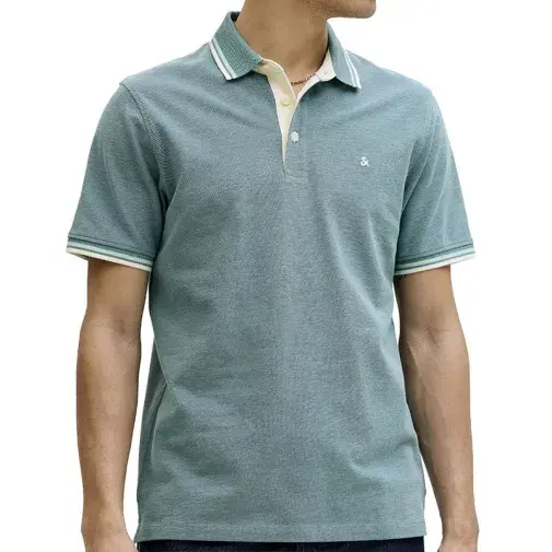 Jack & Jones Muška majica Jjepaulos Polo Ss Noos, Svetloplava