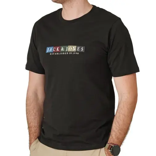 Jack & Jones Muška majica Jornantucket Branding Tee Ss Cn Fst, Crna