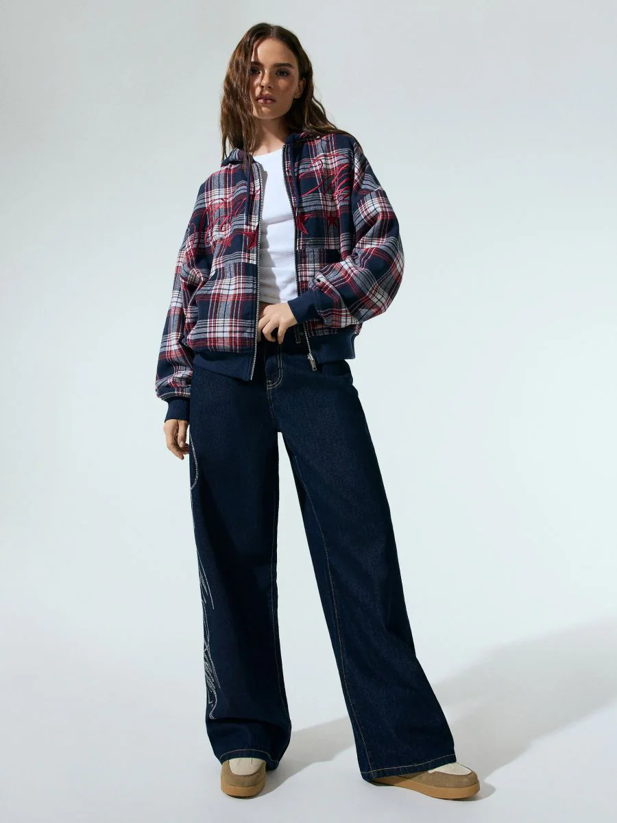 Baggy fit farmerke