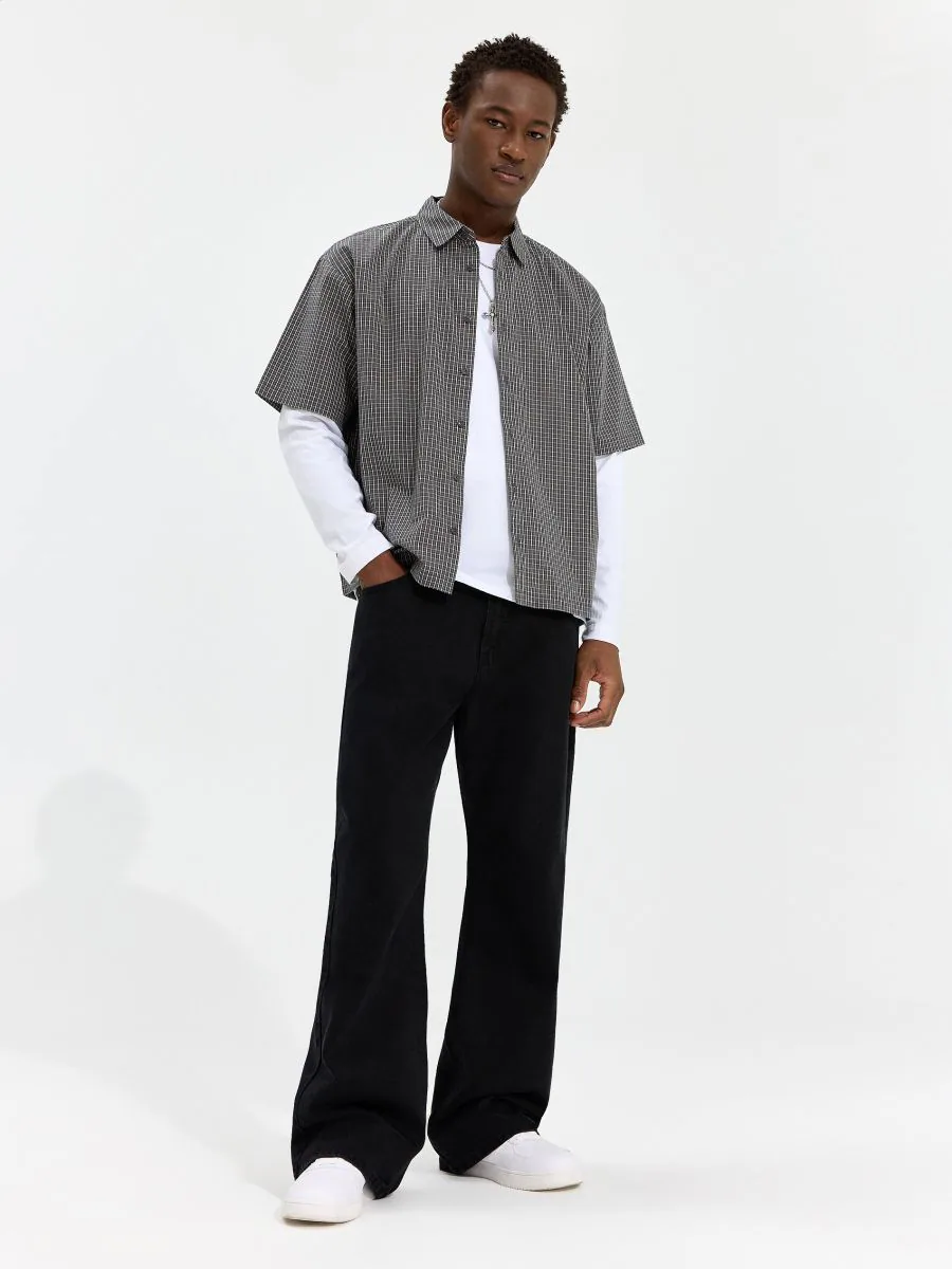 Baggy fit farmerke