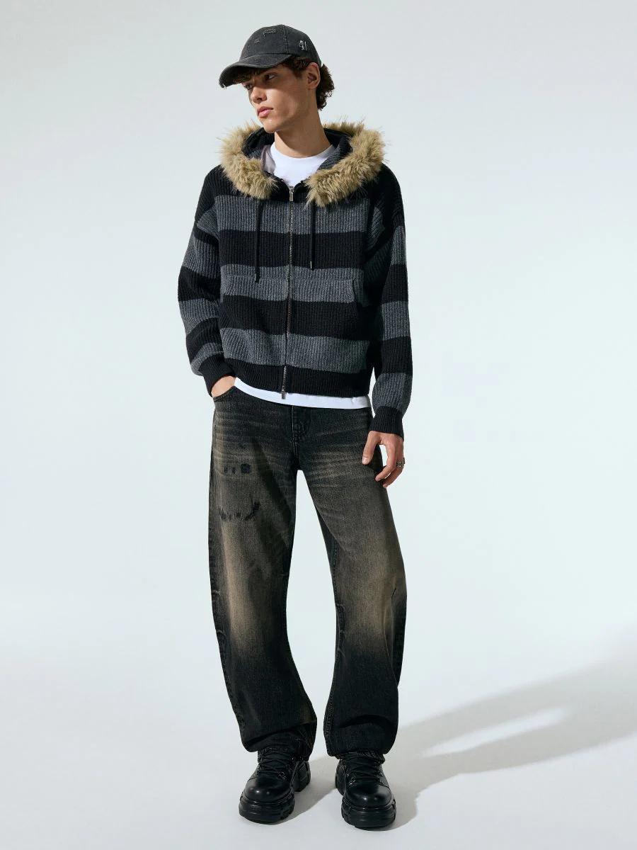 Baggy fit farmerke