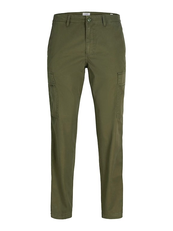 JJ Rebel Muške pantalone Carlos 12291340, Maslinaste