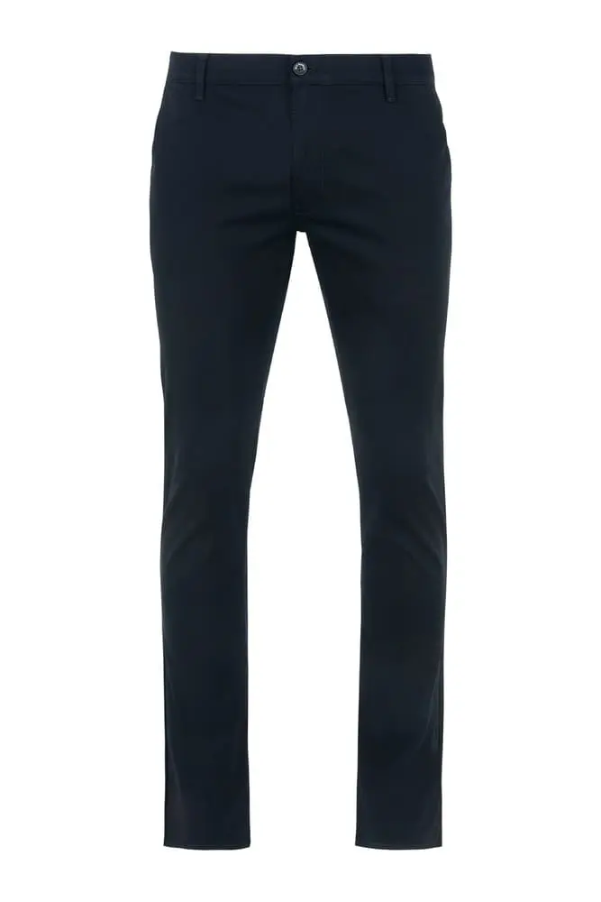 Elit Muške pantalone od kepera Premium Slim Fit, Teget