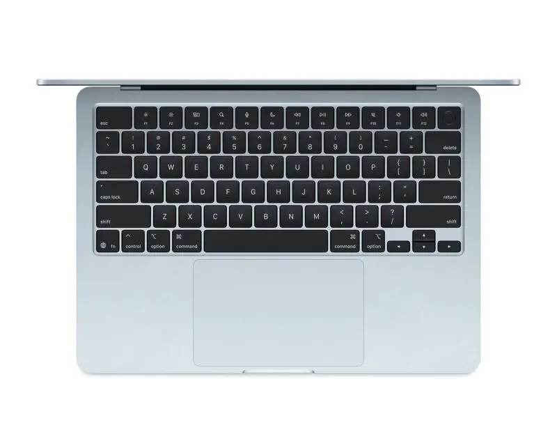 Apple Laptop MacBook Air 13.6, M5, 16GB, 512GB SSD, Sky Blue, (MDHH4)