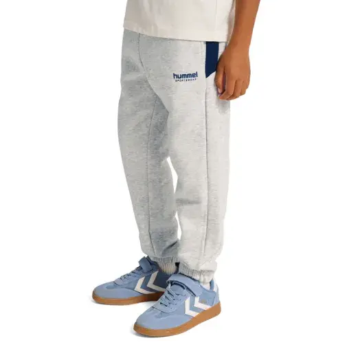 Hummel Donji deo trenerke za dečake Hmljr Loose Blocked Sweatpant, Sivi