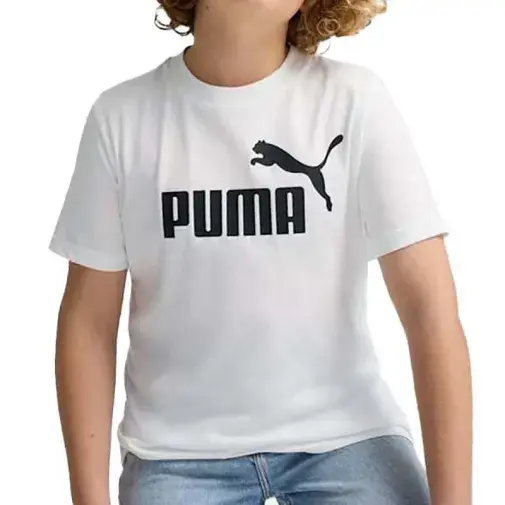 Puma Majice za dečake Ess No.1 Logo Tee B, Bela