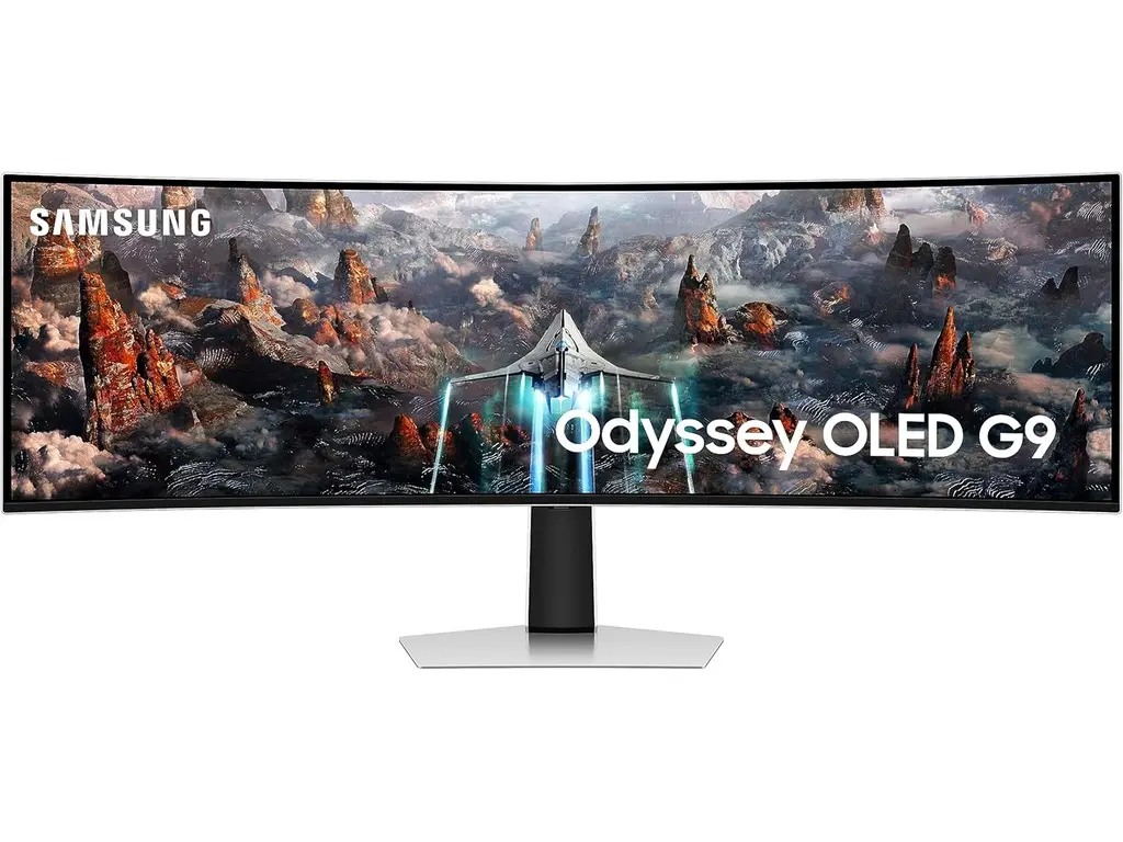 Samsung monitor G9, 49", OLED, DQHD, 32:9, 240Hz, 0.03ms, 250cd, DP, HDMI, Micro HDMI, beli