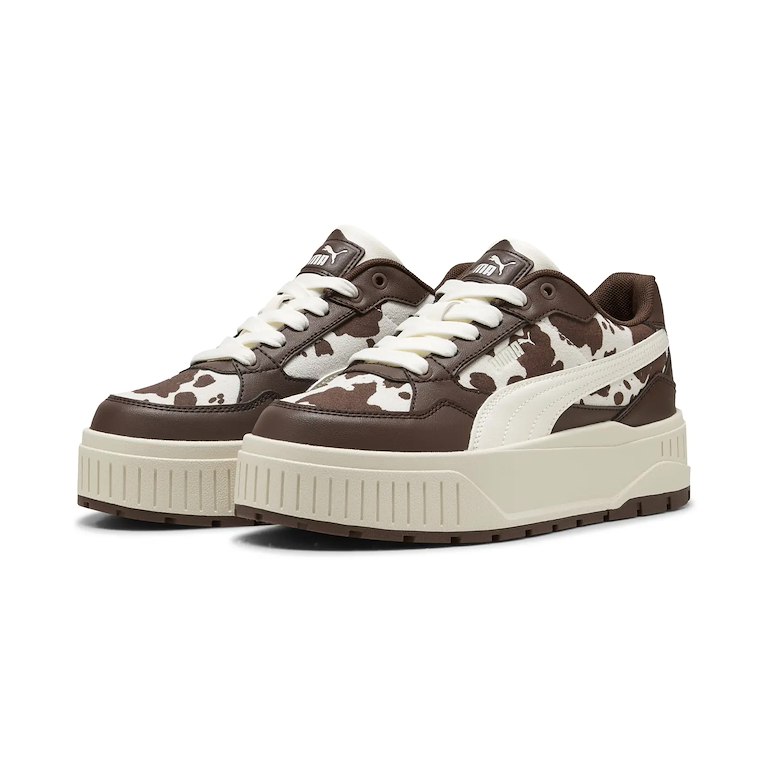 Puma Ženske patike Karmen II Idol Wild, 408268-01, Braon-bele