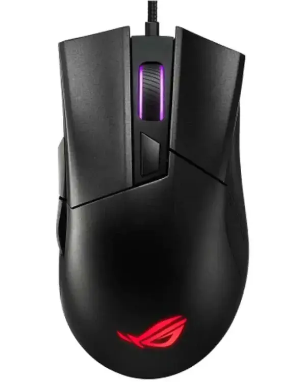 ASUS Gaming miš ROG Gladius II Core, Žični, Optički, 6200dpi, Crni
