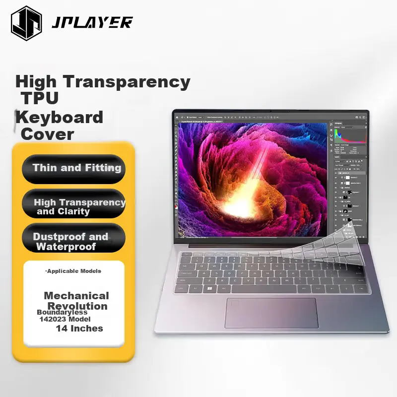 JPlayer Zaštitna TPU folija za tastaturu Mechanical Revolution Wujie 14/Wujie 14+, 14", 2023
