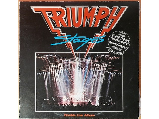 2LP TRIUMPH - Stages (1986) VG+/NM, veoma dobra