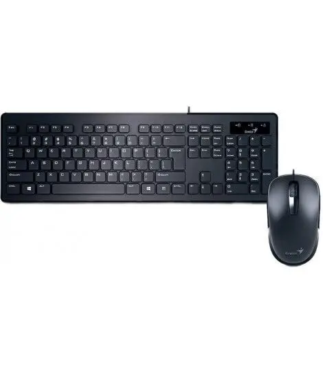 Genius tastatura + miš SlimStar C130, USB, crna