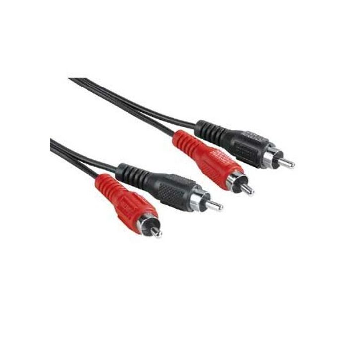 Hama audio kabl 2xRCA(činč)(m) na 2xRCA(činč)(m) 2.5m (Crni) - 43319 RCA x2 , RCA x2, m/m, Crna
