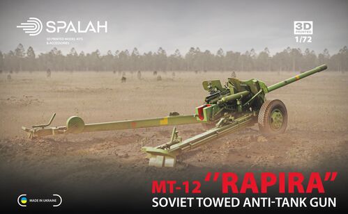 NEW! Spalah 14772 Anti-Tank Gun MT-12 Rapira 100 mm (3D-Printed)