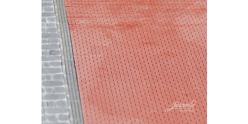 NEW! Juweela 28412 Flexyway Concrete Paving Stones Street Red (1 piece)