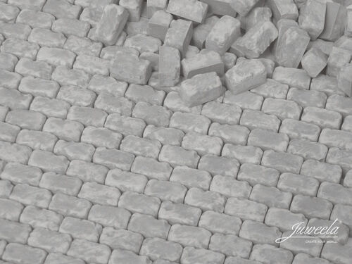 NEW! Juweela 23498 Rectangular Pavers Granite (12,0 x 6,6 x 6,6 mm / 150 pcs)