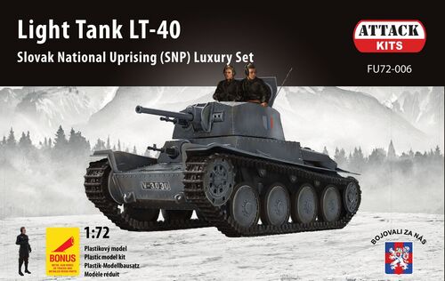 NEW! Attack FU72-006 Light Tank LT-40 - Slovak National Uprising (Luxury Set)