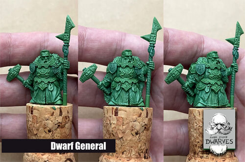 NEW! Scibor Monstrous Miniatures CF0011 EMD Dwarf General (1 Figure)