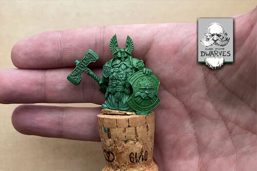 NEW! Scibor Monstrous Miniatures CF0015 EMD Dwarf Lord (1 Figure)