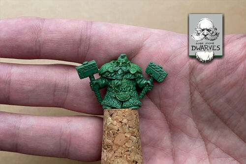 NEW! Scibor Monstrous Miniatures CF0017 EMD Dwarf Warrior (1 Figure)
