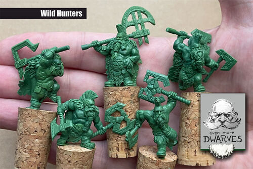 NEW! Scibor Monstrous Miniatures CF0006 EMD Wild Hunters Set (5 Miniatures)