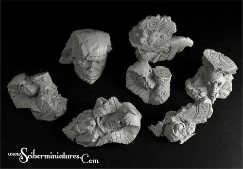 NEW! Scibor Monstrous Miniatures CPBK0065 Egyptian Basing Kit (7 pcs) - 2nd Edition