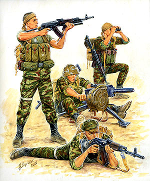 Zvezda 3570 Russian Special Forces Fire Support Team