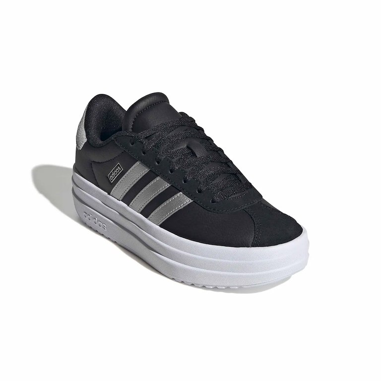 Adidas Patike za devojčice Vl Court Bold J, KI4773, Crno-srebrne