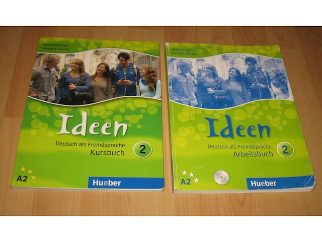 IDEEN 2 UDZBENIK + RADNA SVESKA + 2 CD-a