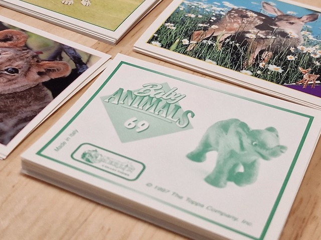 Sličice Baby Animals Merlin 2002 na komad