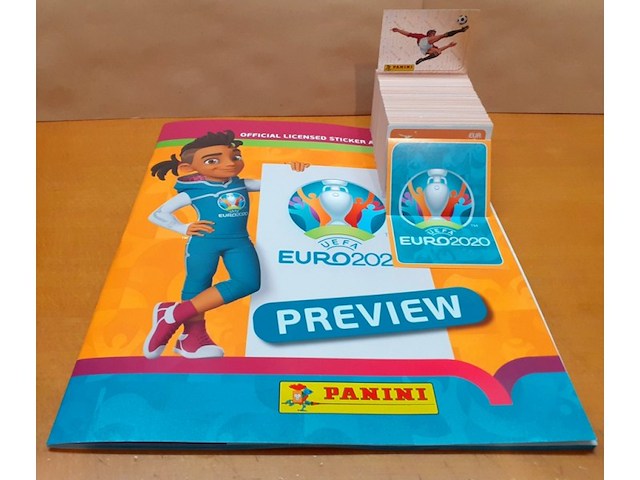 EURO 2020 PREVIEW kompletan set sličica + album