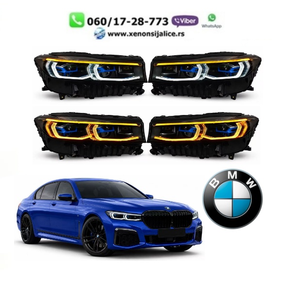 BMW 7 G12 15-19 LED FAROVI