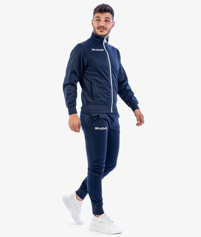 Súprava TUTA TORINO TRIACETATO modrá-biela 2XL