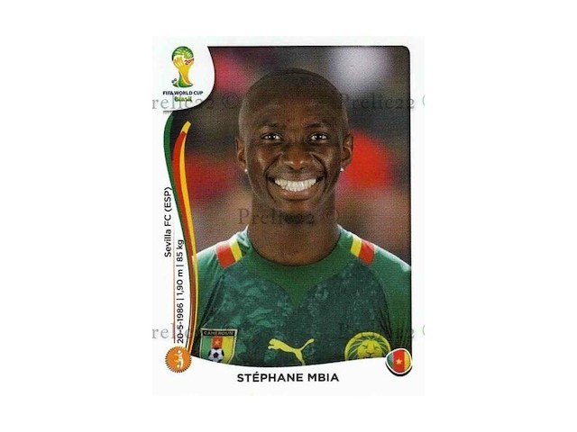 BRAZIL Brasil FIFA WC 2014 sličica broj 098 98, Panini