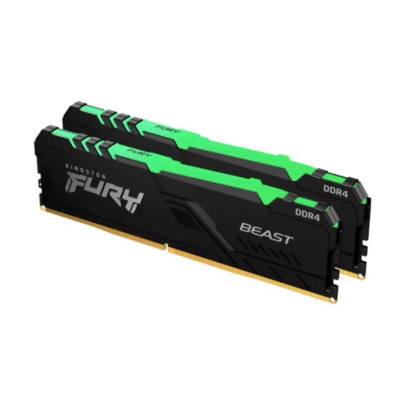 KINGSTON Memorija DDR4 32GB/2x16/3200MHz Fury Beast RGB KF432C16BB1AK2/32