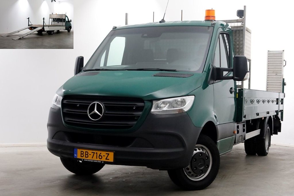 Mercedes-Benz Sprinter 516 CDI 163pk E6 Open Laadbak/Oprijwagen 2760kg laadver kamion s ravnom platformom