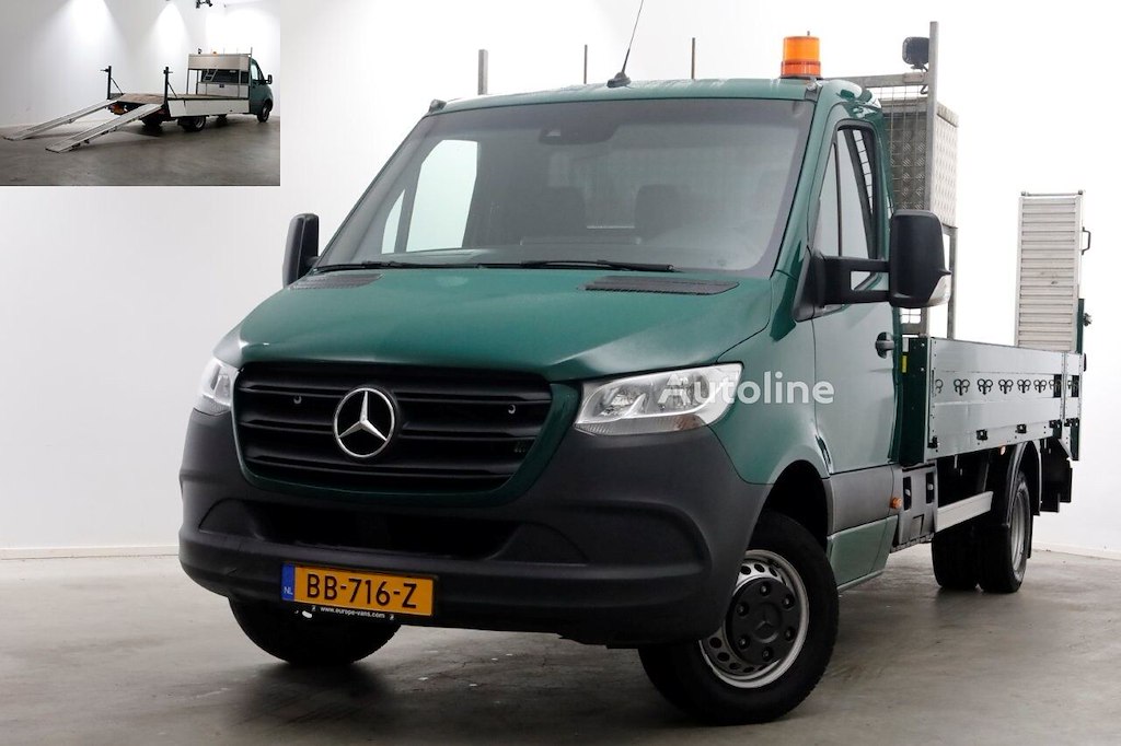 Mercedes-Benz Sprinter 516 CDI 163pk E6 Open Laadbak/Oprijwagen 2760kg laadver kamion s ravnom platformom