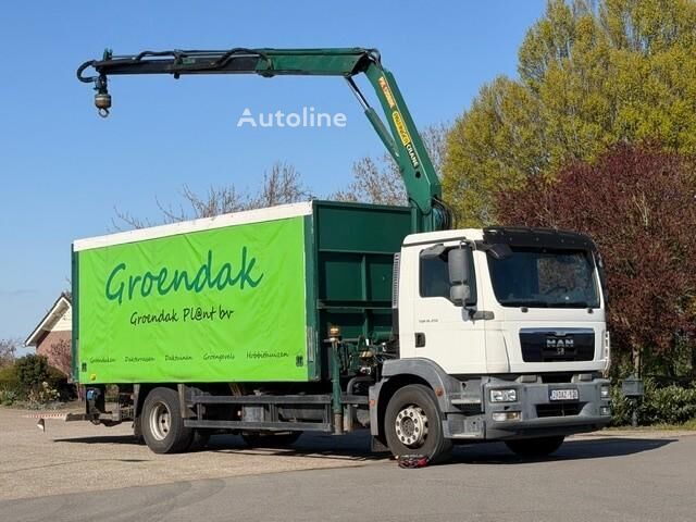 MAN TGM 19.250 PALFINGER CRANE/SLIDE HOOD/LAYING FLAT/SPECIAL! kamion s ceradom