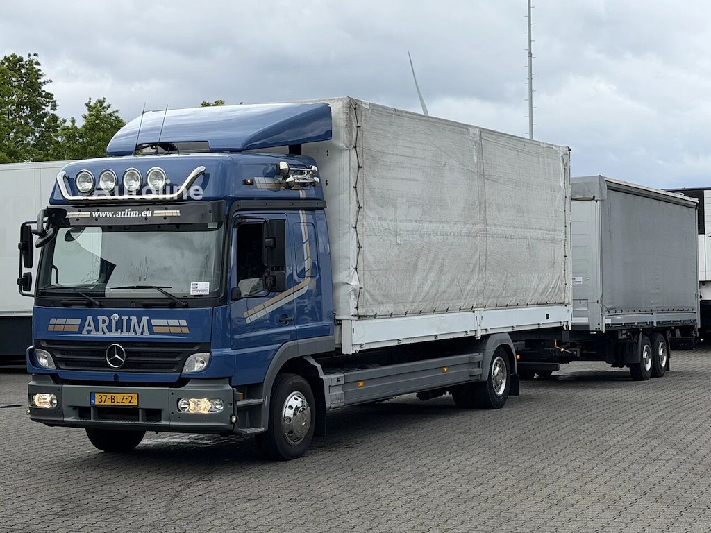 Mercedes-Benz Atego 1229 Combi met Borden / Euro 4 / Manual / 6 Cilinder kamion s ceradom + prikolica sa ceradom