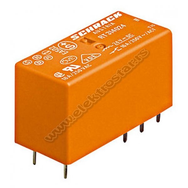 RELEJ 8A 24VDC 2CO RT424024 SCHRACK