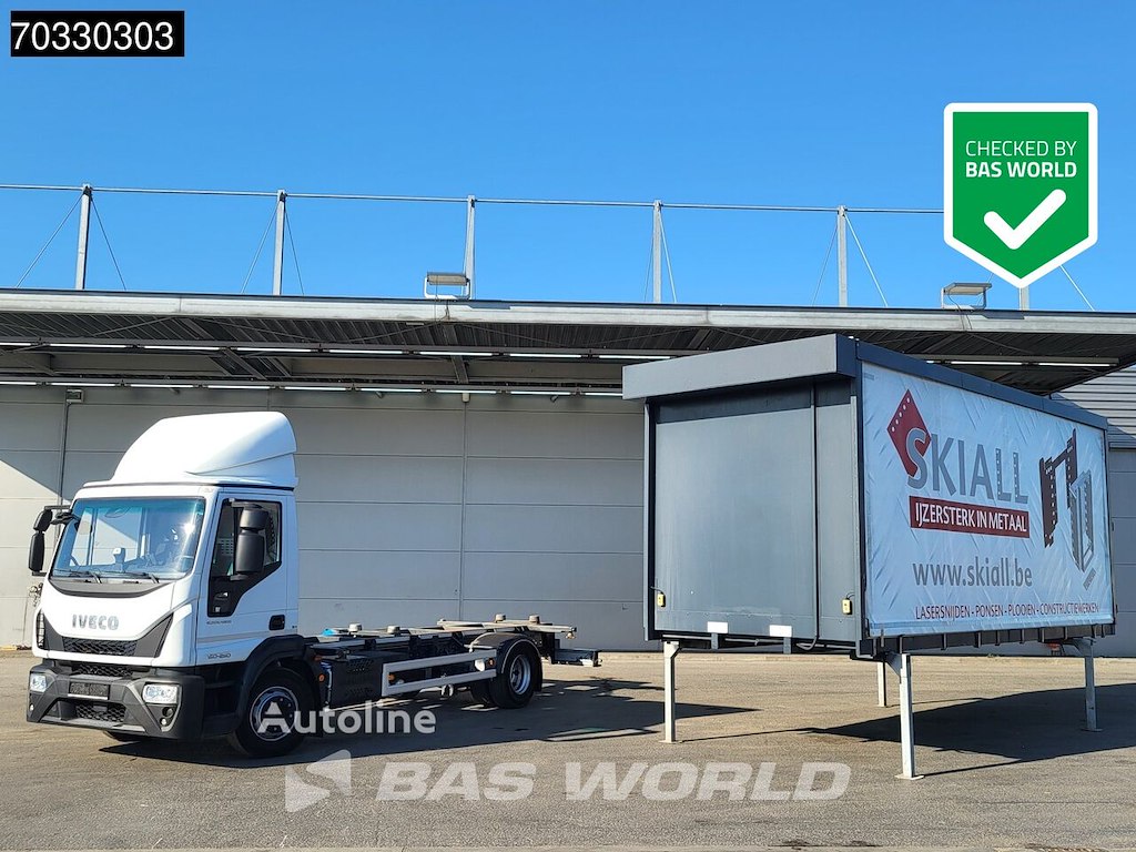 IVECO Eurocargo 150E250 4X2 15tonner LOW Mileage dismountable box Elec vozilo za prevoz kontejnera