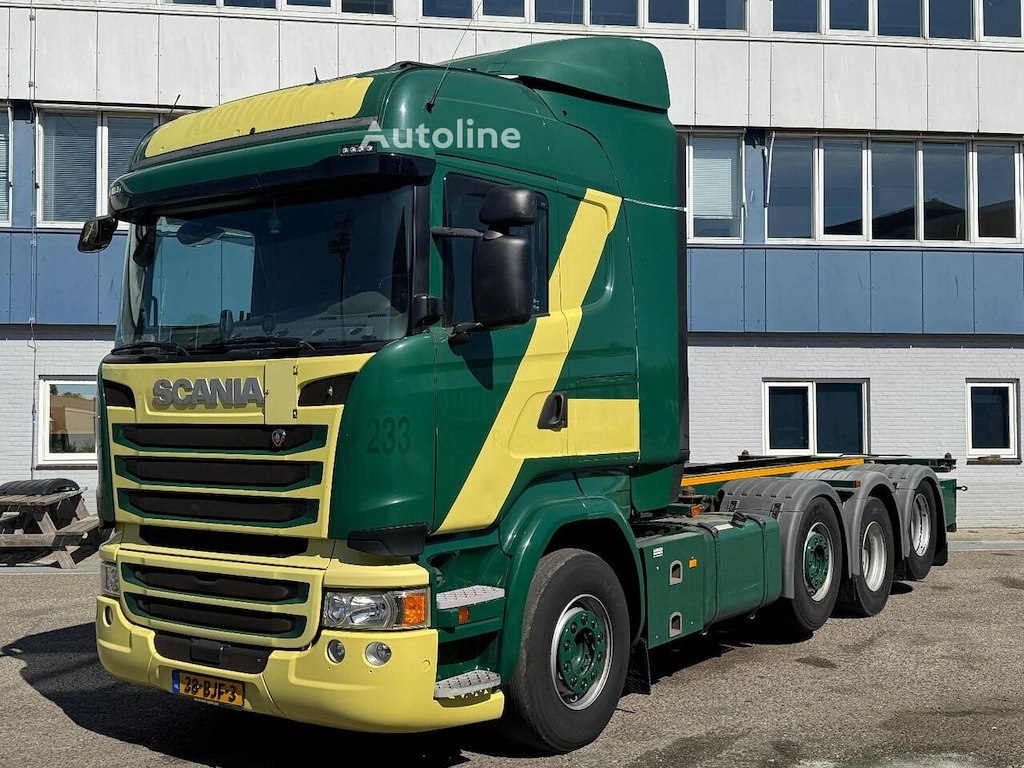 Scania R490 8X2 EURO 6 BDF SYSTEM + RETARDER vozilo za prevoz kontejnera