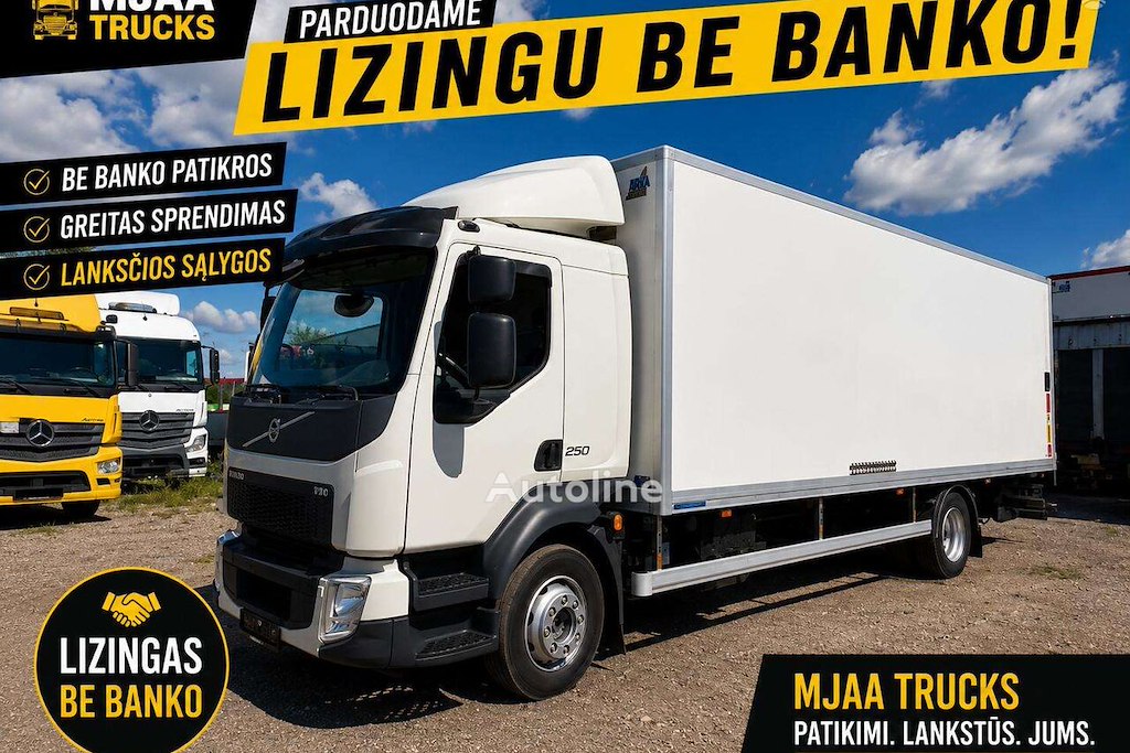 Volvo FL 250 12T sildoma buda su liftu izotermni kamion