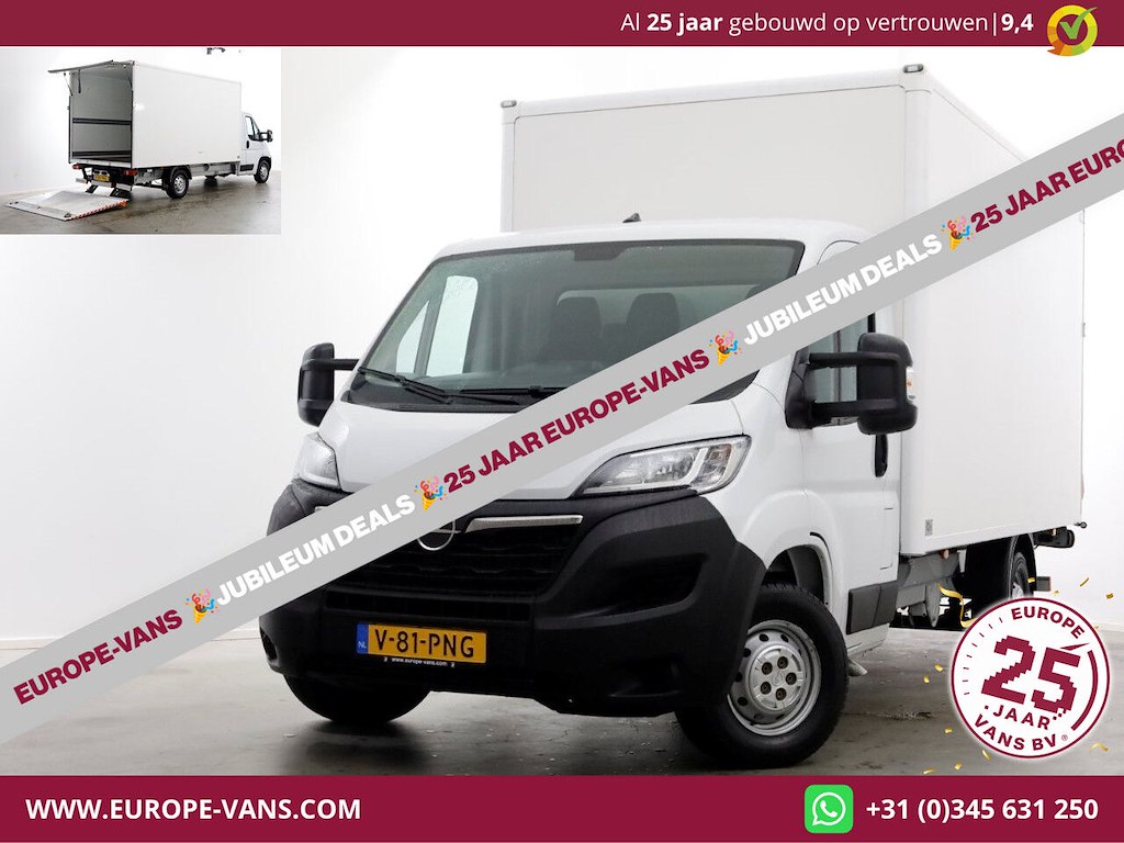 Opel Movano 2.2D 140pk Bakwagen met laadklep 1.060kg laadvermogen 06- kamion furgon < 3.5t