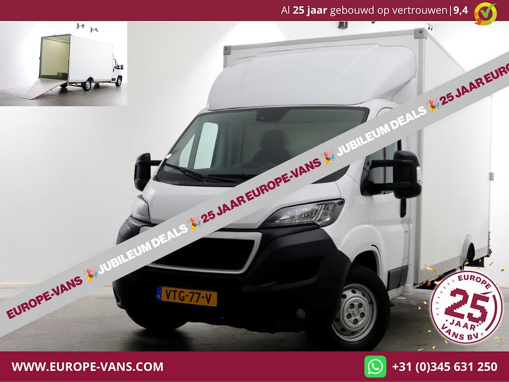Peugeot Boxer 2.2 BlueHDi 165pk Durisotti Lowliner Bakwagen met laadklep kamion furgon < 3.5t