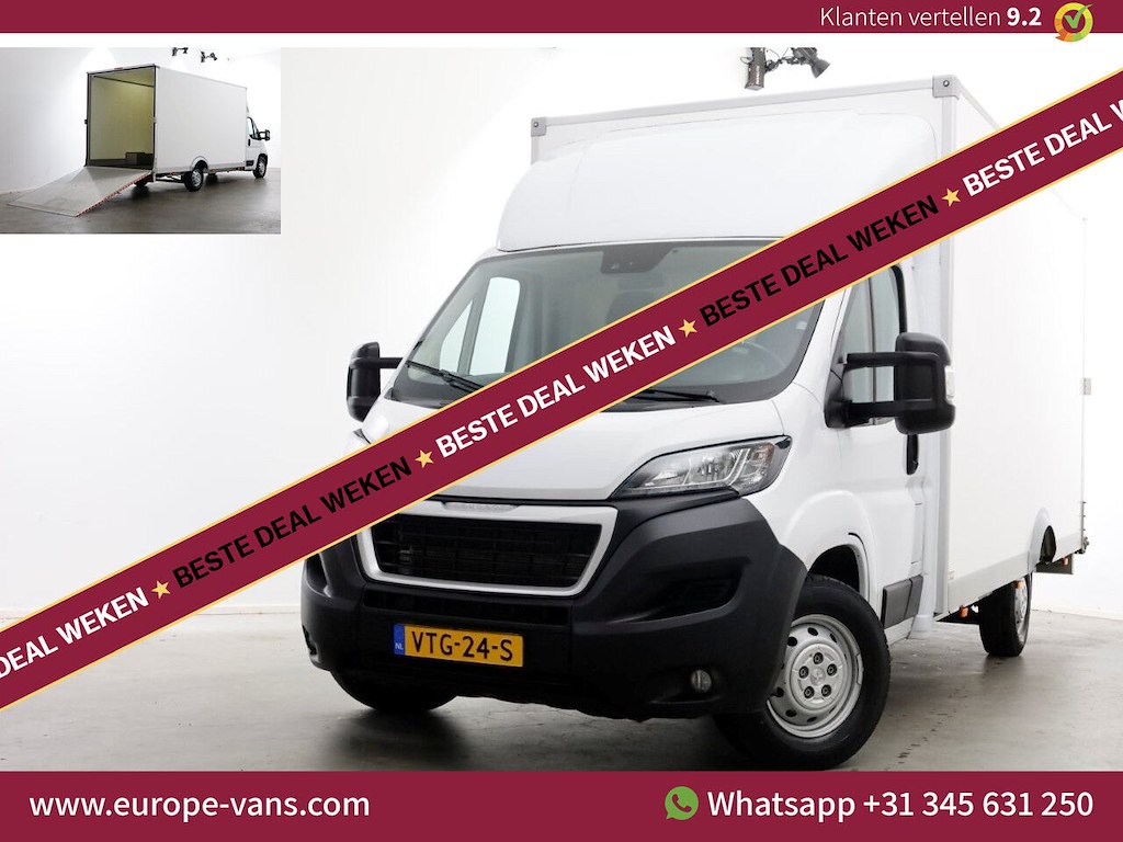 Peugeot Boxer 2.2 BlueHDi 165pk Durisotti Lowliner Bakwagen met laadklep kamion furgon < 3.5t