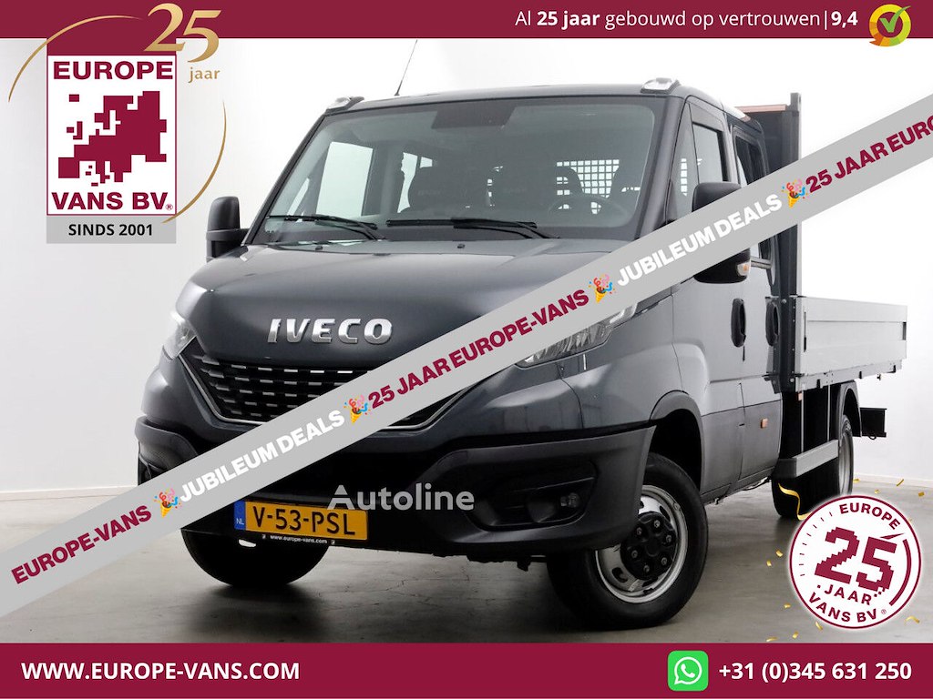 IVECO Daily 35C18 3.0 180pk HiMatic Automaat D.C. Open Laadbak L412cm kamion s ravnom platformom < 3.5t