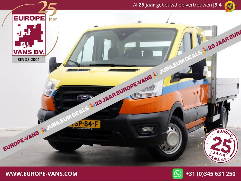 Ford Transit 350 2.0 TDCI 130pk D.C. Trend Open Laadbak Trekhaak 3000 kamion s ravnom platformom < 3.5t